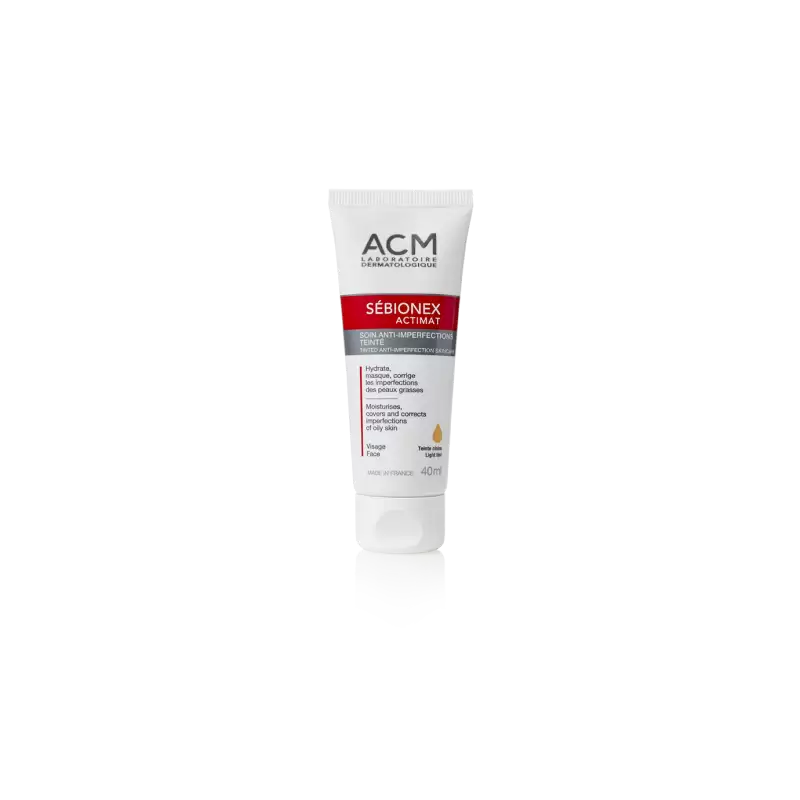 ACM SEBIONEX ACTIMAT soin anti-imperfection teinté claire 40 ml ...